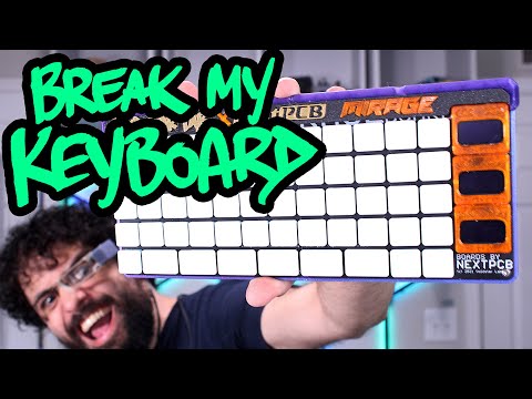 I Invented a Keyboard and Snapped it in Half (MiRage Mech Keyboard)