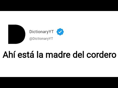 Ahí está la madre del cordero Meaning in English