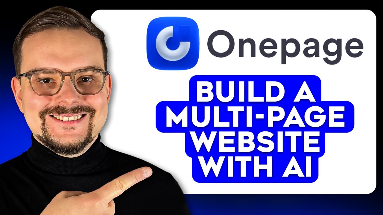 Onepage Tutorial - 2026 | How to Build a Multi-Page Website with AI - How to Use Onepage.io