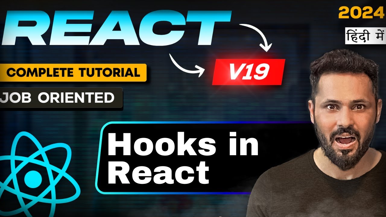 React js 19 tutorial in Hindi #27 what are hooks in react js