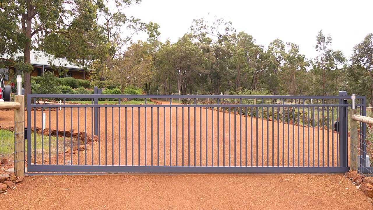 Automatic sliding gate, Perth, Western Australia, rural sliding gate