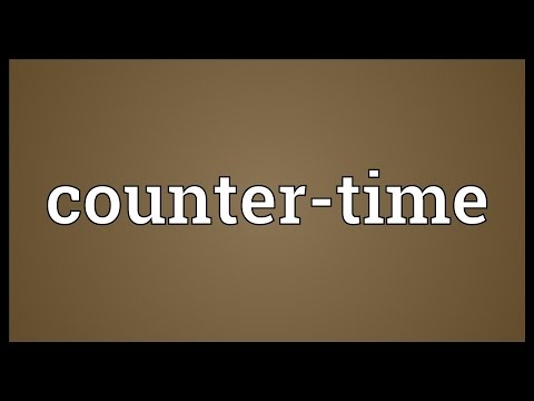 Counter-time Meaning