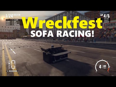 Steam Community :: Video :: Wreckfest SOFA RACING 😊 [2022-12-04]