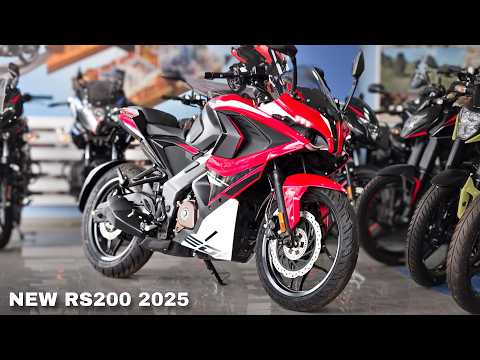 2025 Bajaj Pulsar RS200 New Model Review | Bajaj Pulsar Rs 200 New Model 2025 Red Colour