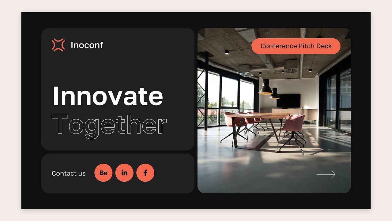 Conference Pitch Deck PowerPoint Template