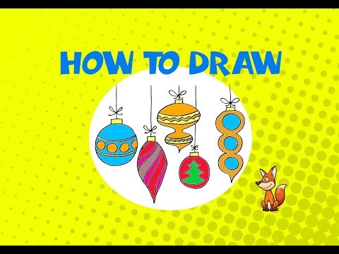 How to draw Christmas Tree Ornaments – STEP BY STEP ART GUIDE – ART ...
