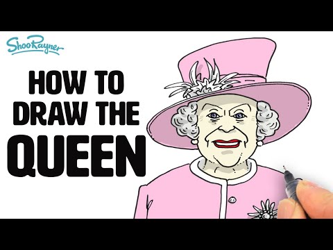 How to Draw the late Queen Elizabeth | Shoo Rayner – Children's Author