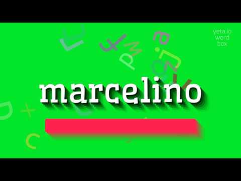How to say "marcelino"! (High Quality Voices)