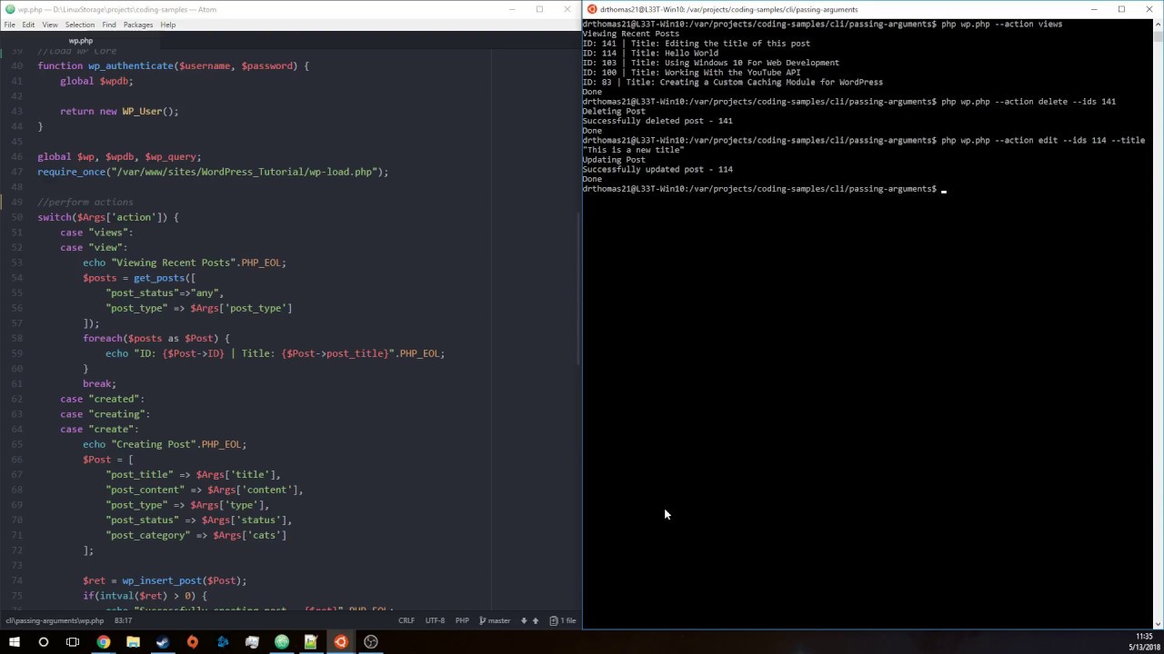 Code Sample: How to Pass Arguments to PHP CLI (Part 2)