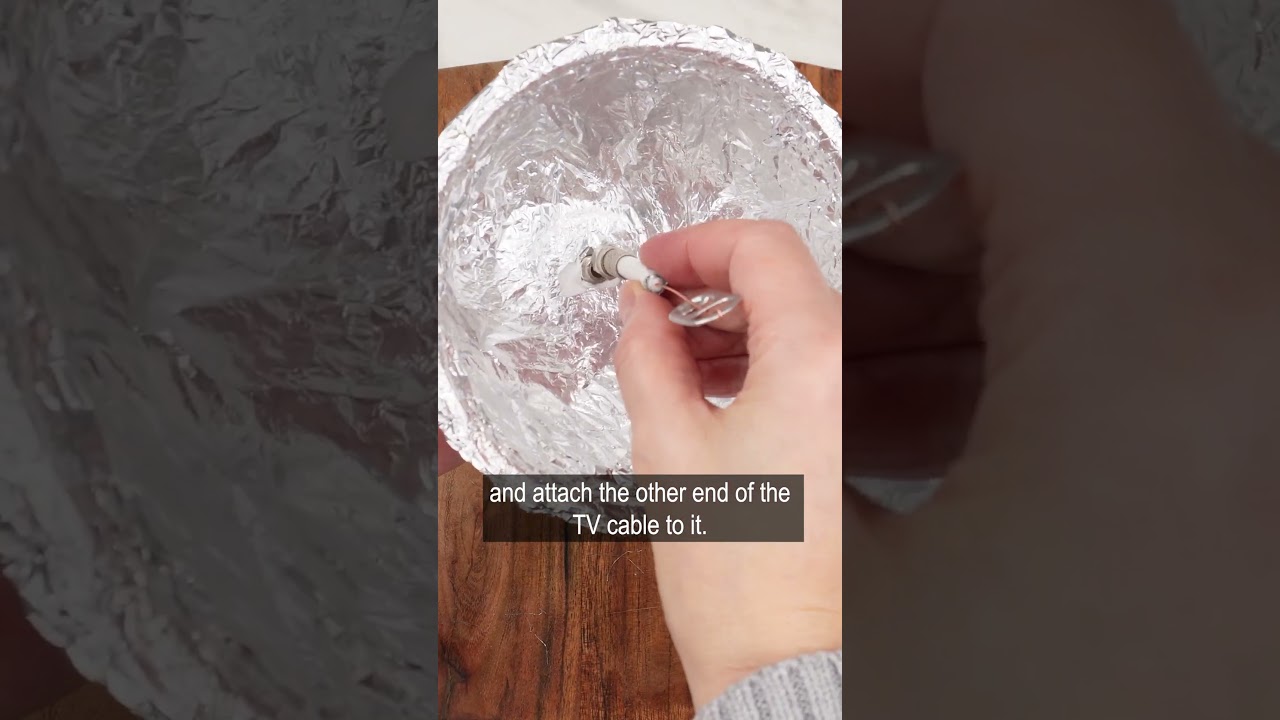 Insert the pin from the can into the TV. It will turn on all the channels in the world!