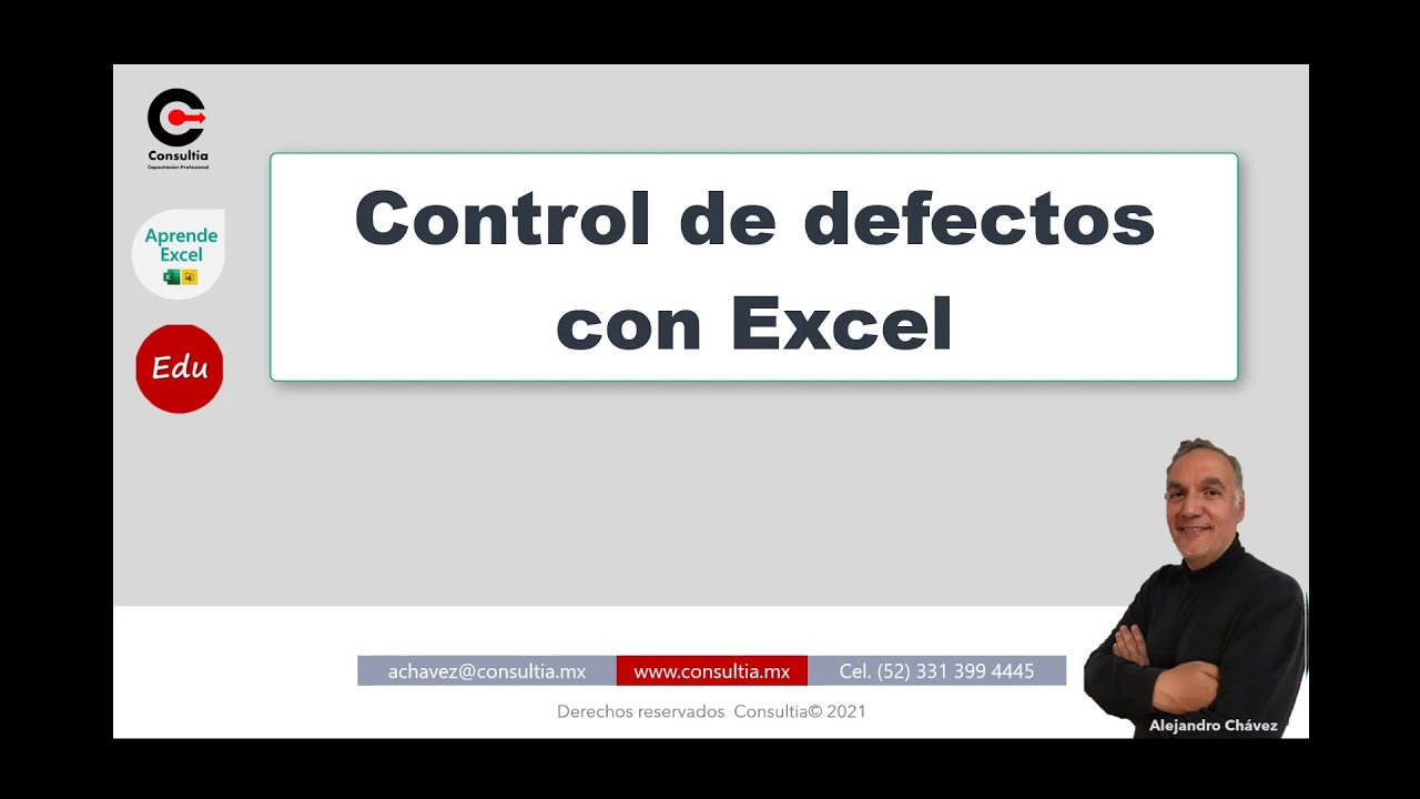 Control de defectos con Excel