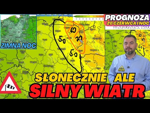 Silny wiatr na wschodzie Polski. Do 70 km/h. Chłodna noc przed nami. Pogoda na Piątek i noc