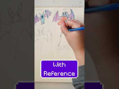 Pokemon from Memory: Zubat and Golbat