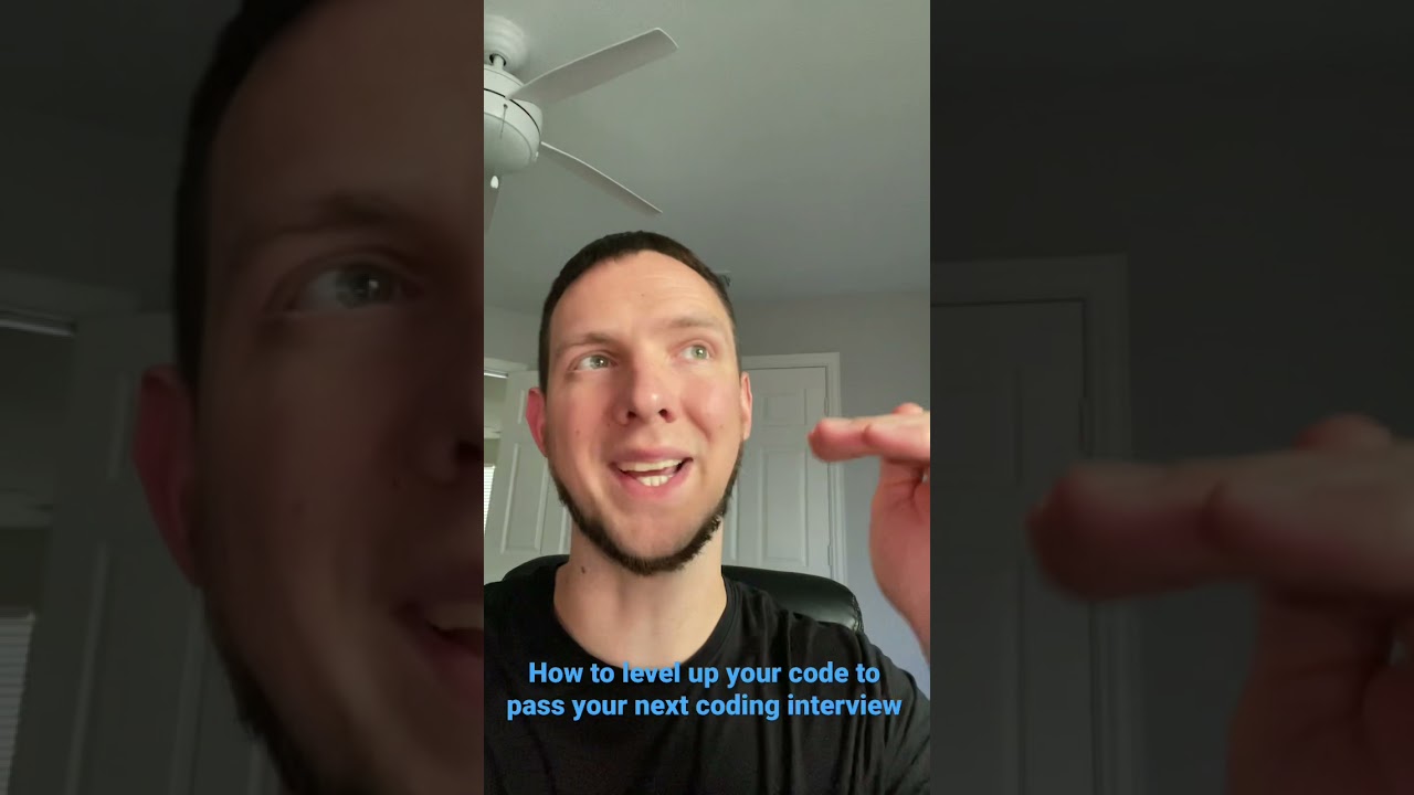 How to level up your code to pass your next coding interview