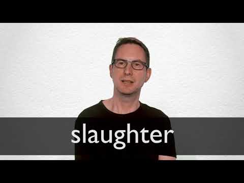 How to pronounce SLAUGHTER in British English