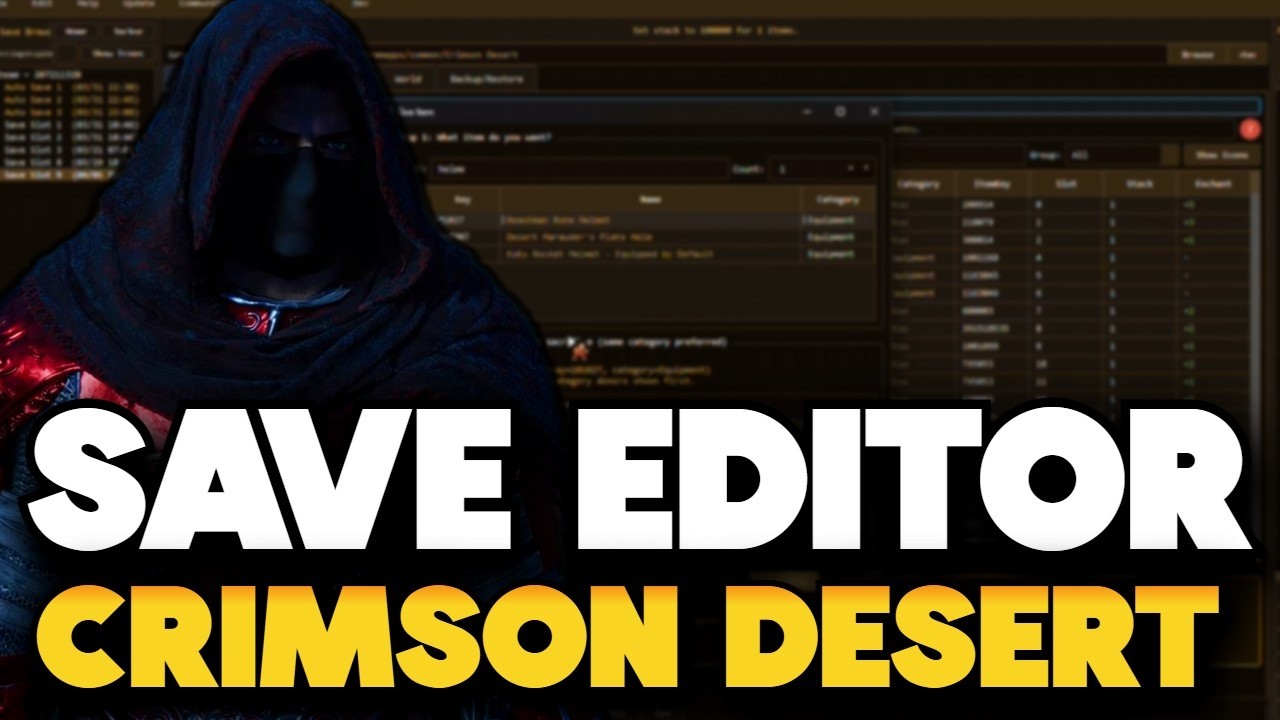 How to Use Save Editor Mod in Crimson Desert (Full Guide)