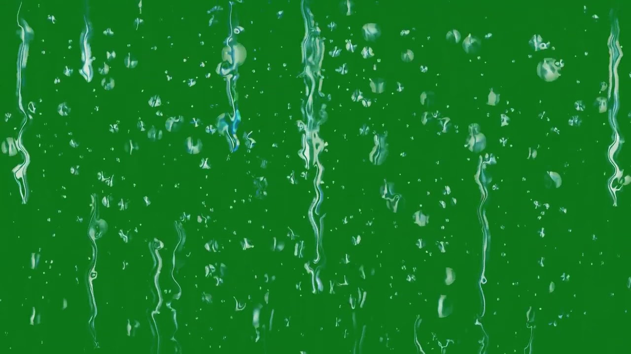 Water Drops Green Screen 4K | Rain Falling Water Drops On Screen Effects #edit #tutorial #free
