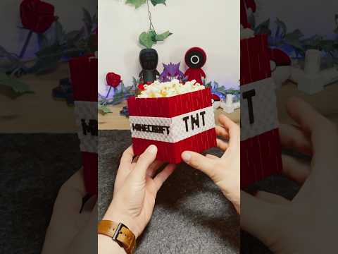 3D Printed Minecraft Movie TNT Popcorn Cup