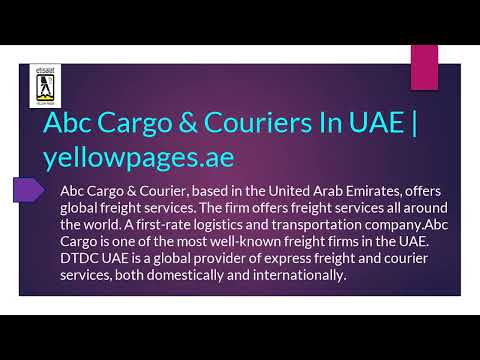 Abc Cargo & Couriers In UAE | yellowpages.ae