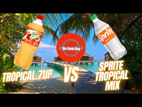 Tropical 7UP VS Sprite Tropical Mix!