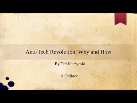 Ted Kaczynski – Anti-Tech Revolution: Why and How | Critique – Figments ...
