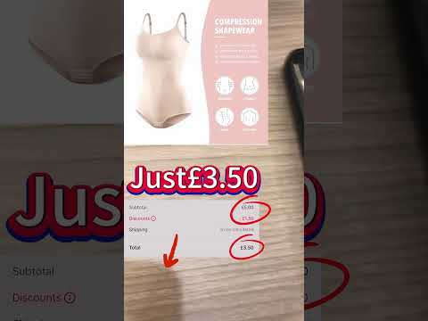Shapewear Deal: Affordable Body Shaper for Women - £3.50!#shapewear #bodyshaper