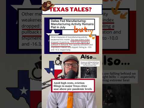 Texas Tales? Twenty-Seventh Straight Month Of Contraction! #shorts #economy #recession #finance