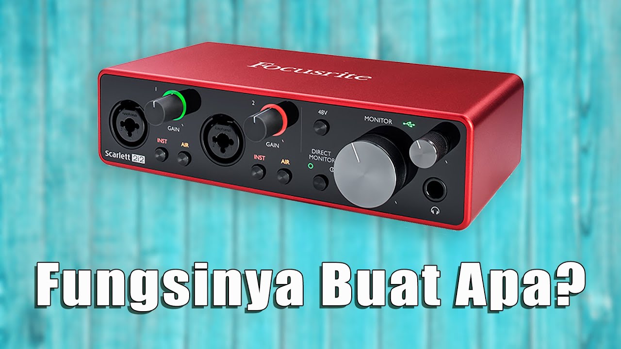 Apa Itu Audio Interface? Harus Punya?