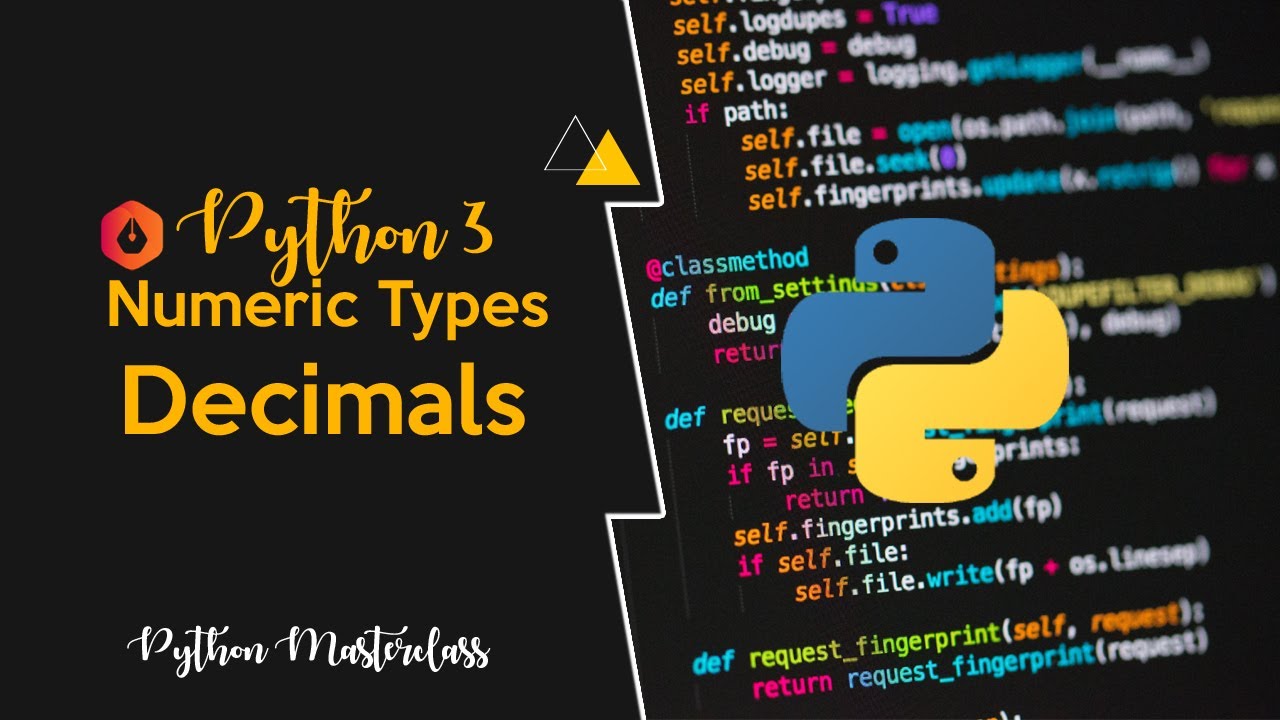 3.17 - Decimals in Python || Coding