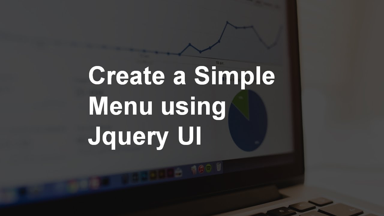 Create a Simple Menu using Jquery UI