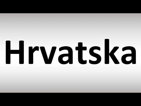 How to Pronounce Hrvatska (Croatia in Croatian)