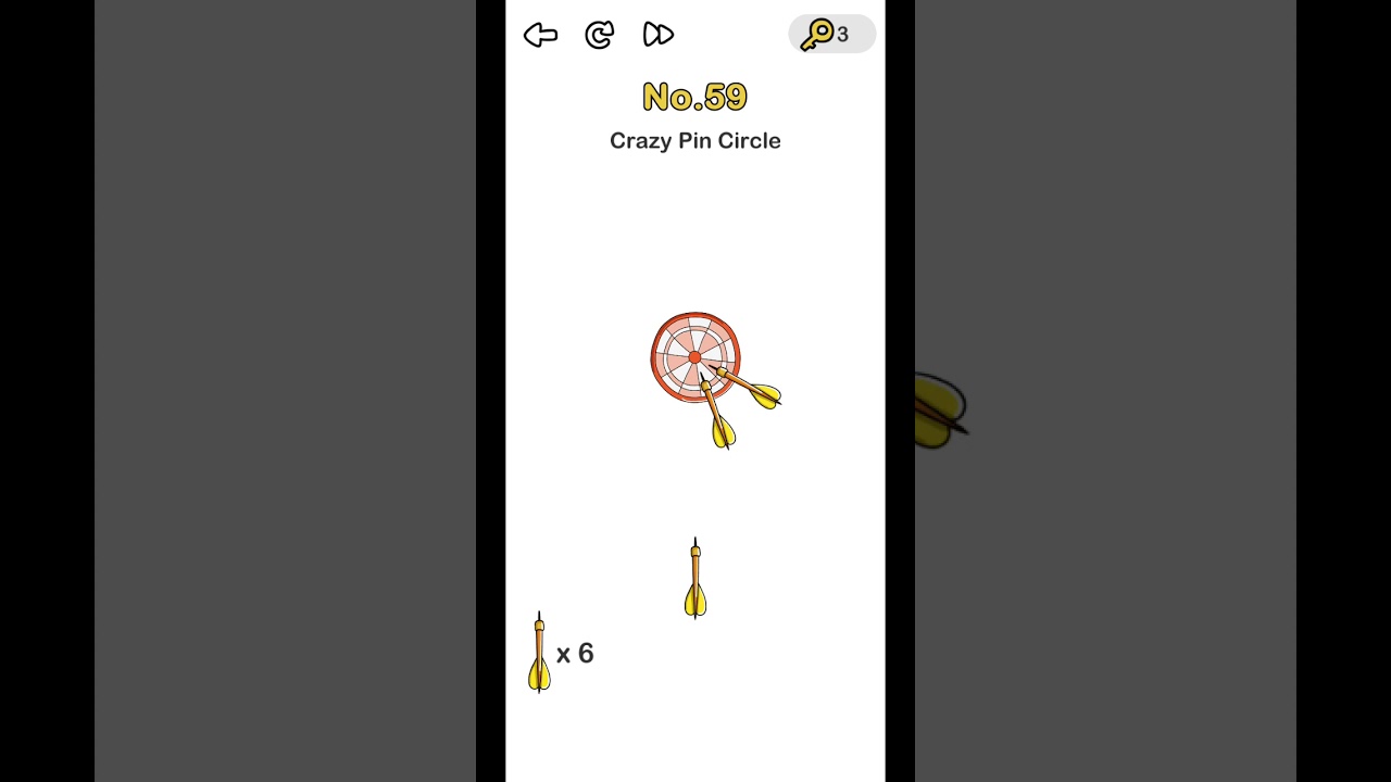 Brain Out Level 59 - Crazy pin circle