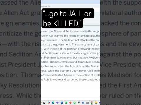 Trump said he will invoke the ALIEN AND SEDITION ACT OF 1798. #trumprally #kamalaharris #trump