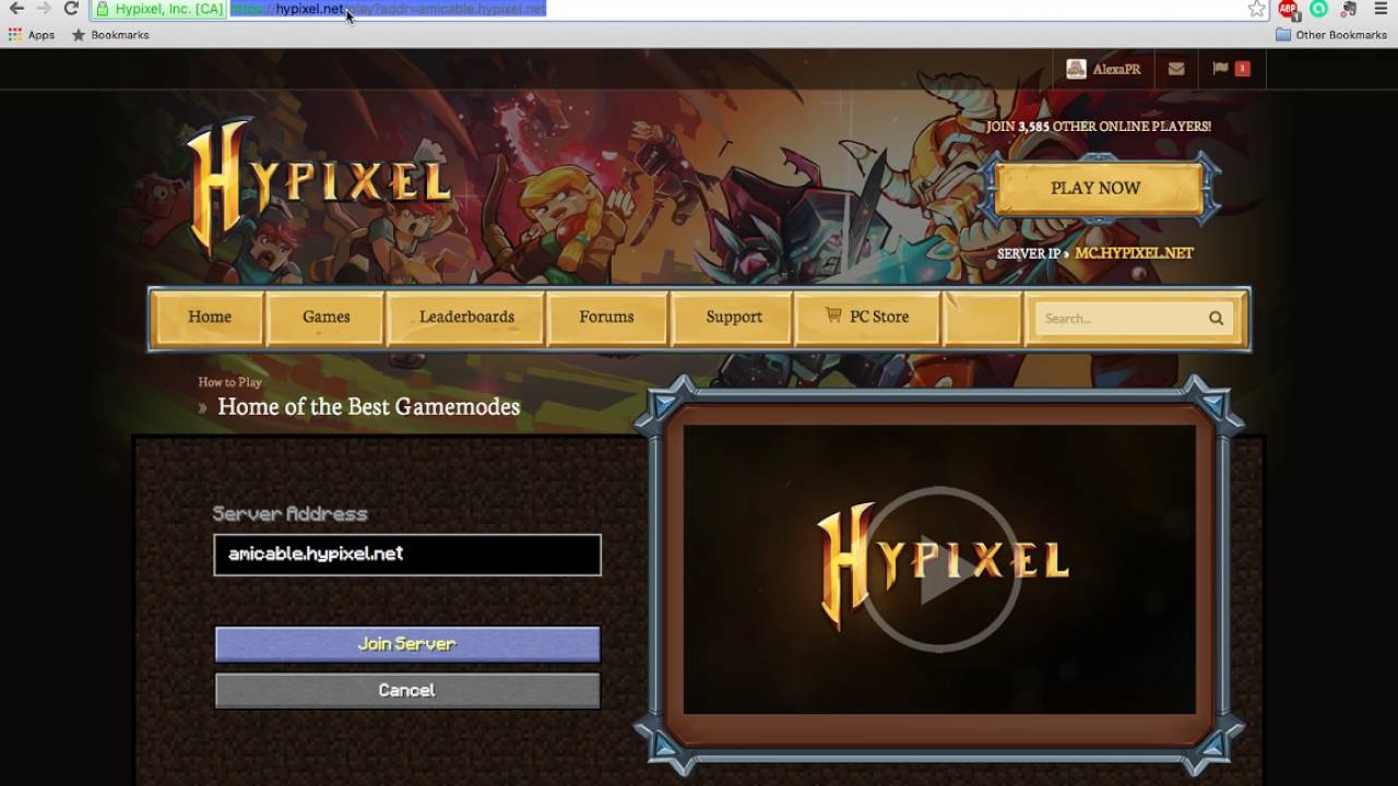 Hypixel Forums Glitch