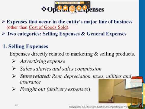 Operating Expenses - Professor Victoria Chiu