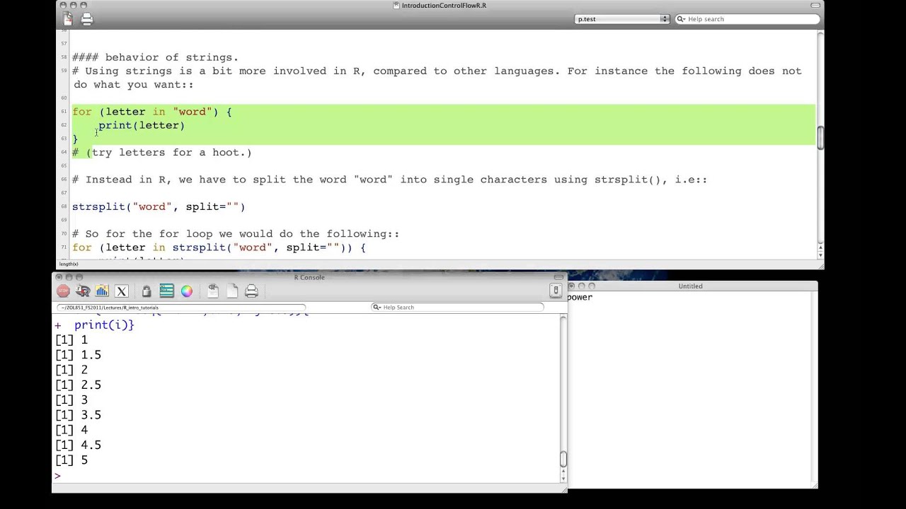 Introduction to R part 10: Introduction to control flow