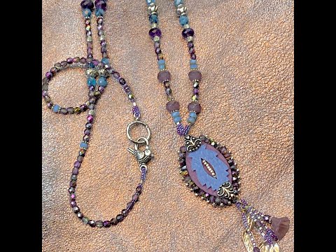 PART ONE / Trio Pendant Making Jill's Facebook Live 8/10/22