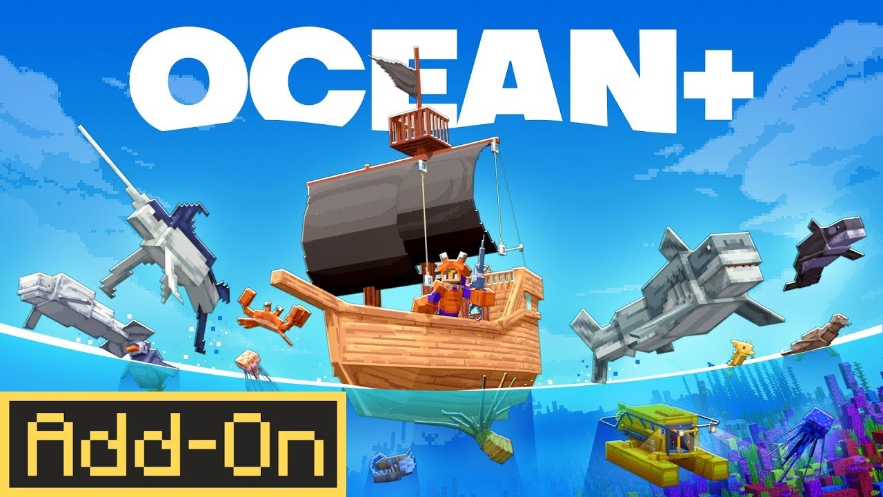 OCEAN+ ADDON Designed to Enhance Your Survival World in Minecraft Bedrock!