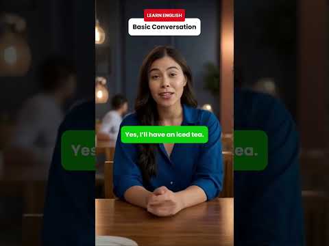 Ordering Food in English | Simple Restaurant Conversation for Beginners