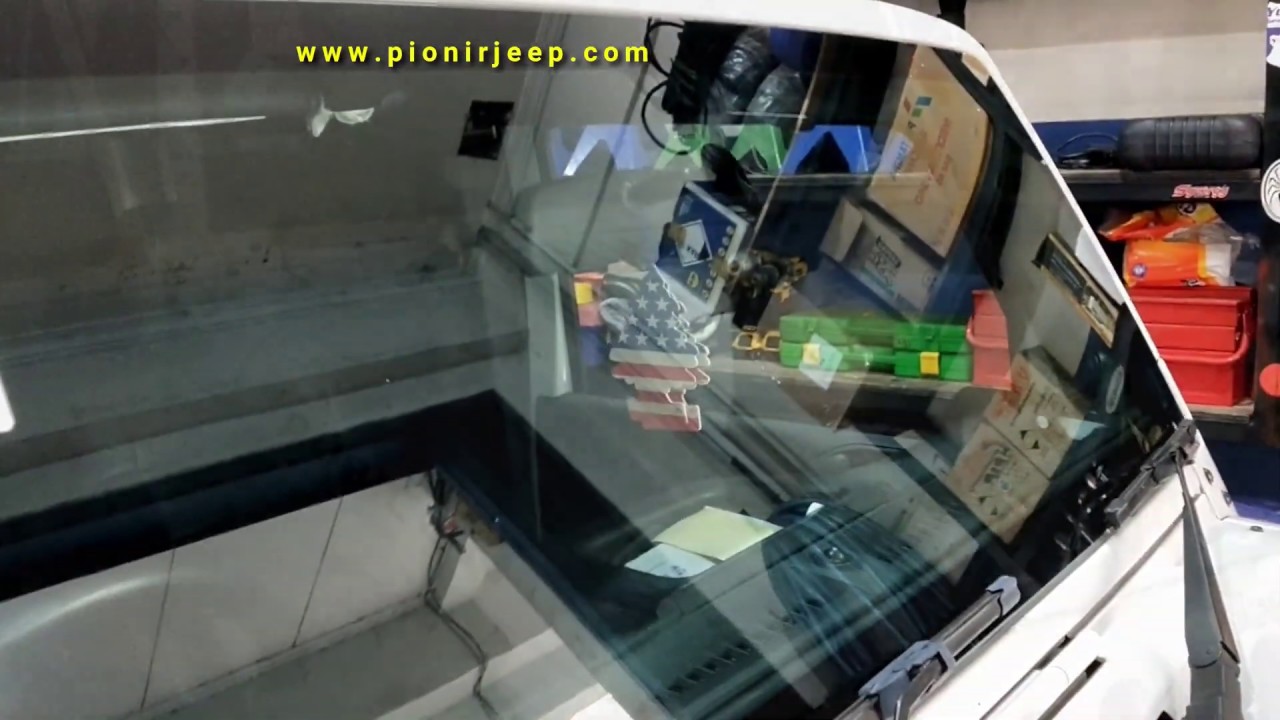 Cara Ganti Kaca Depan Jeep JK Wrangler di Pionirjeep - Jual Mopar Windshield Glass Original Rubicon