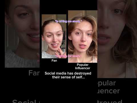 #pov Social media has destroyed their sense of self…