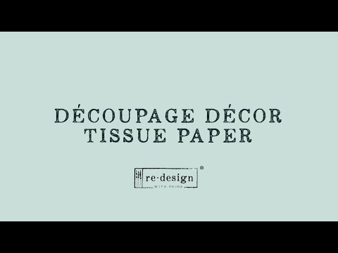 Decoupage Decor Tissue by Brushed With Brandy