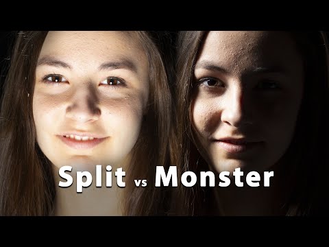 Studio Portrait Lighting: Split vs. Monster Techniques