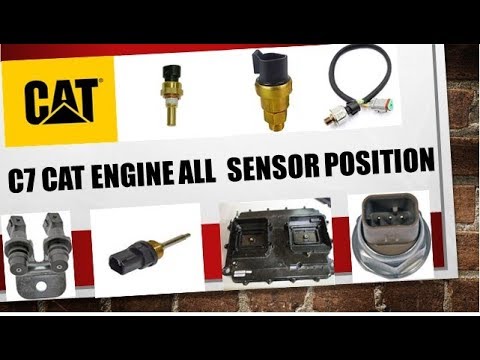 C 7 HEUI ENGINE ALL SENSOR POSITION VIDEO