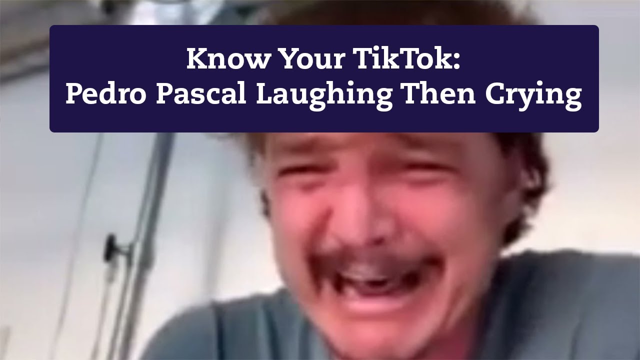 The Story Behind Pedro Pascal Laughing Then Crying