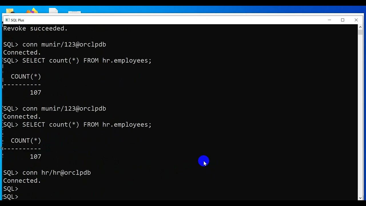 Oracle Database 12c: SQL Workshop - Revoking object privileges