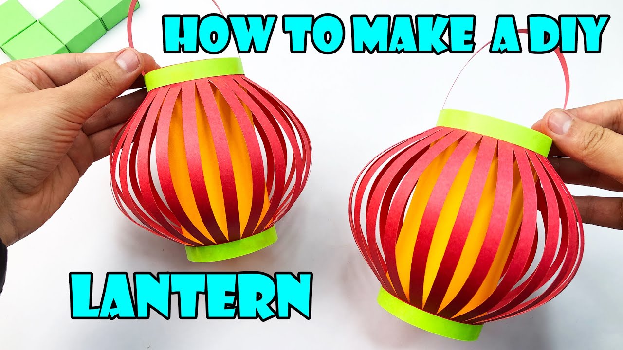 How To Make DIY Lantern | Paper Lantern Craft for Chinese New Year Decorations