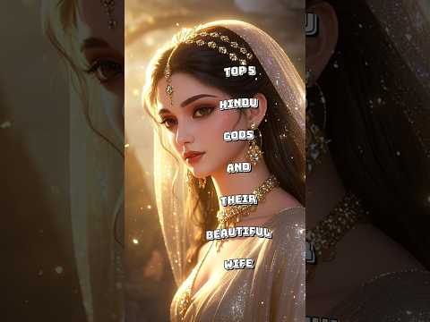 Top 5 Hindu gods and their beautiful wives 😍💞 || #hinduism #god #shorts #youtubeshorts