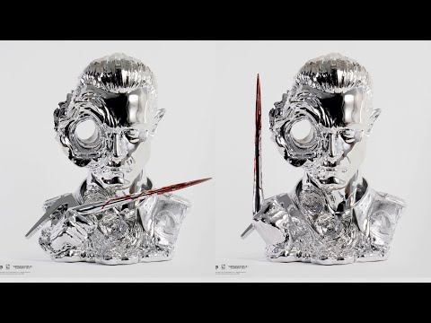 New T-1000 (LIQUID METAL) DELUXE ART MASK revealed