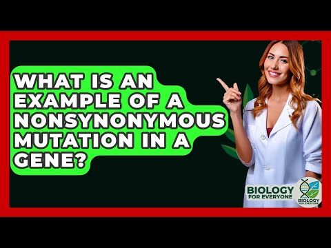 What Is An Example Of A Nonsynonymous Mutation In A Gene? - Biology For Everyone